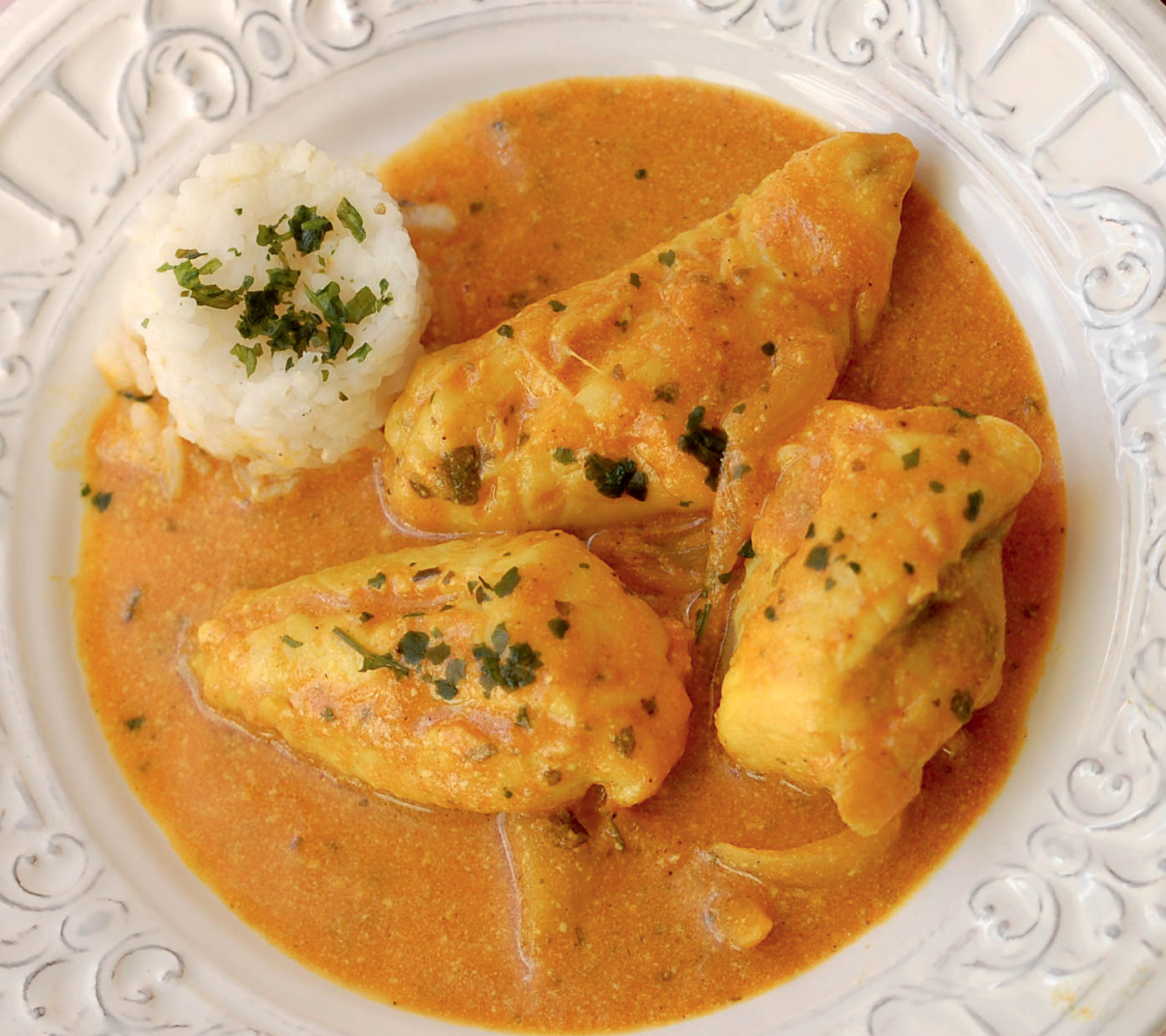 Ragout De Lotte Au Curry _ Cocotte de lotte au curry et lait de coco ...