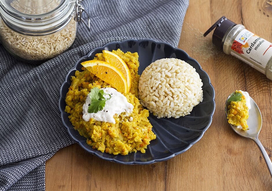 Dahl Indien détox vegan au gingembre - La Vie Claire
