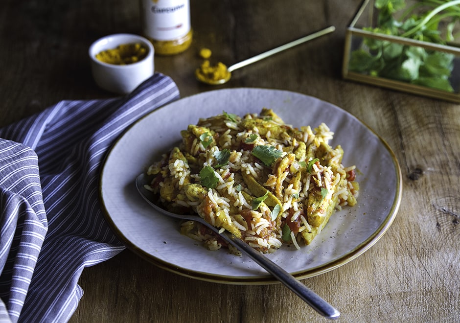 Riz indien au poulet et à la tomate - La Vie Claire