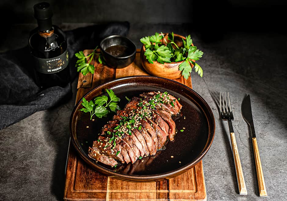 Filet de canard au miel et au vinaigre balsamique - La Vie Claire